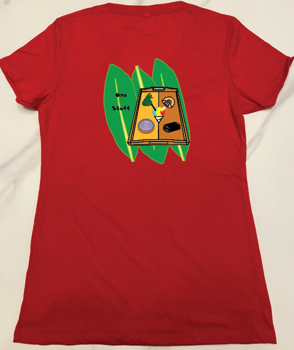 Ono Stuff Tray Women’s V-Neck - FistBumphawaii