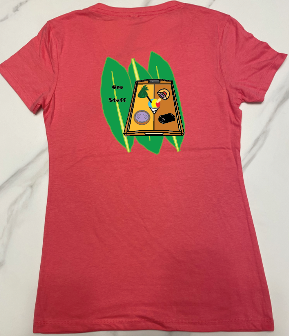 Ono Stuff Tray Women’s V-Neck - FistBumphawaii